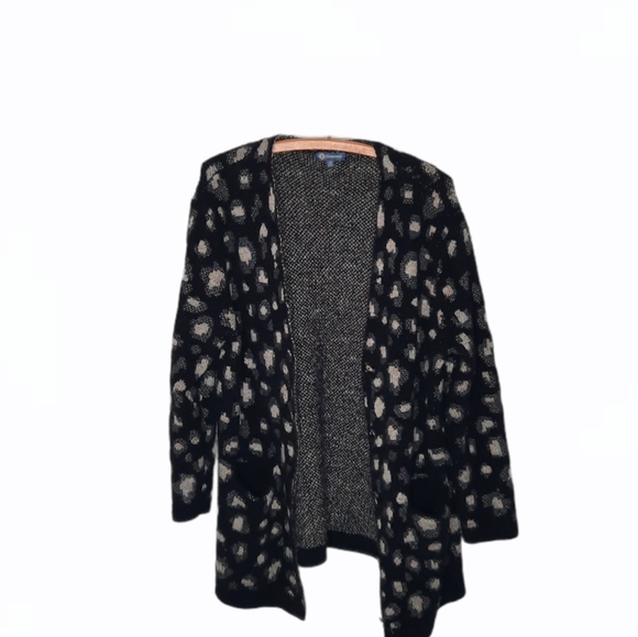 Democracy | Sweaters | Democracy Black Button Front Cardigan Medium ...